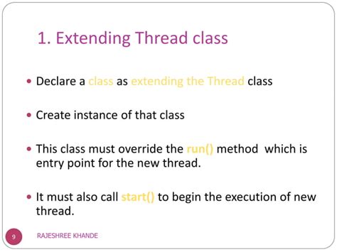 java multi threading programming ppt