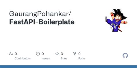 GitHub GaurangPohankar FastAPI Boilerplate