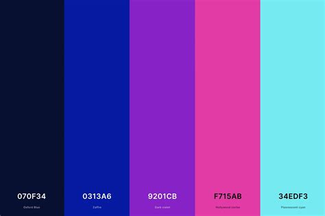 Pin By Tawnee Conditt On Color Palettes In 2025 Neon Colour Palette Color Palette Design Hex