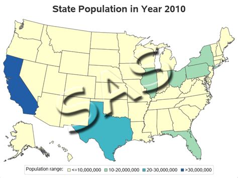 SAS Graphs For R Programmers U S Choropleth Map Graphically Speaking