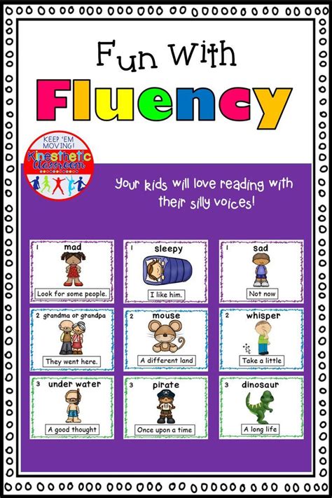Kindergarten Fluency Activities