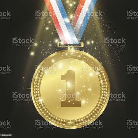 금 청동 및은 세트 투명한 배경에 고립 된 수상 메달 승자 개념의 벡터 일러스트레이션 1위에 대한 스톡 벡터 아트 및 기타