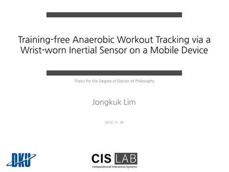 Training Free Anaerobic Workout Tracking Via A Wrist Worn Inertial Sensor On A Mobile Device