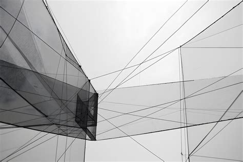 Premium Photo Abstract Geometric Structure With Intersecting Lines