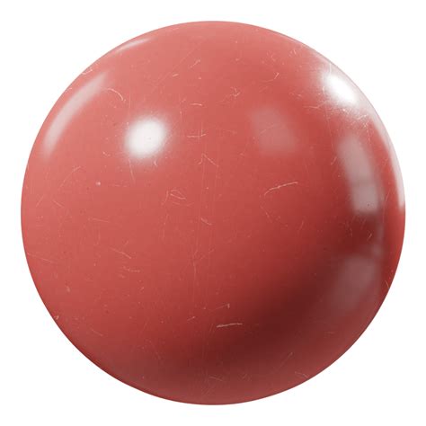 Worn Abs Plastic Texture Red Poliigon