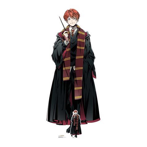 Sc4234 Ron Weasley Anime Style Cardboard Cut Out Height 175cm Star