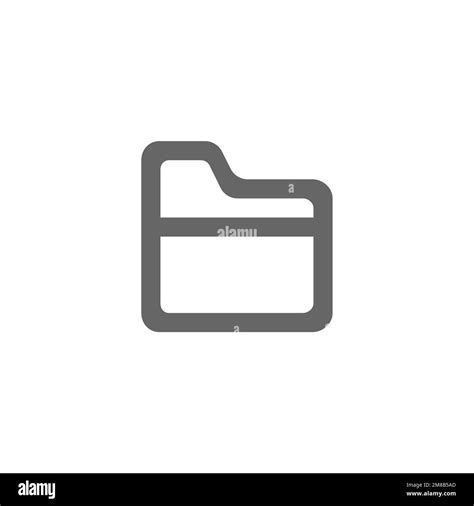 folder flat icon graphic resource template vector illustration stock