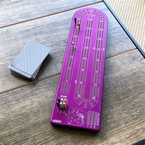 Billet Aluminum Cribbage Board Kodiak Cnc