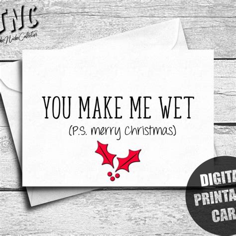 Sexy Christmas Card Etsy