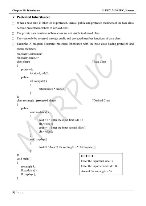 chapter 10 inheritance pdf