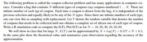 solved the following problem is called the coupon collector