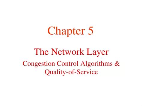 Ppt Advanced Traffic Congestion Control And Qos Algorithms For Network Optimization Powerpoint