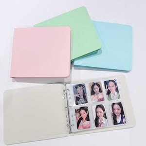 6 Pocket Wide Photocard Binder Collect Book Photo Album Collection