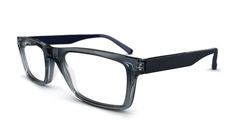 Specsavers Mens Glasses Abraham Grey Rectangle Plastic Acetate Frame €160 Specsavers Ireland