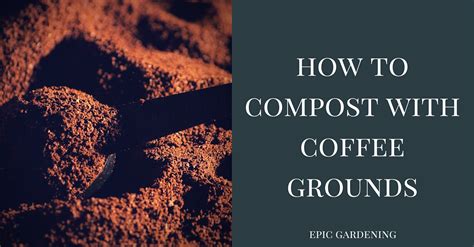 Coffee Grounds Container Compost At Karen Spaulding Blog