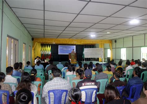 အ ထ က နမ့်စန် တွင် ကျောင်းသား၊ ကျောင်းသူများကို လူကုန်ကူးမှုဆိုင်ရာ အသိပညာပေး ဟောပြော