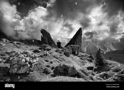 Malga Alm Below The Geisler Peaks Puez Odle Nature Park Seceda Val