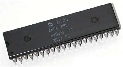 Ic Microprocessor Components 8 Bit Mpu 4 Mhz Electronix Express