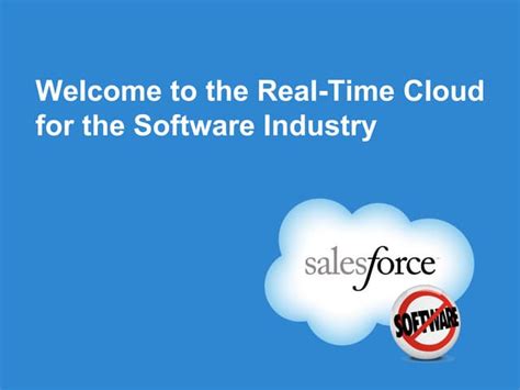 Salesforce Solution For Software Industry Pdf