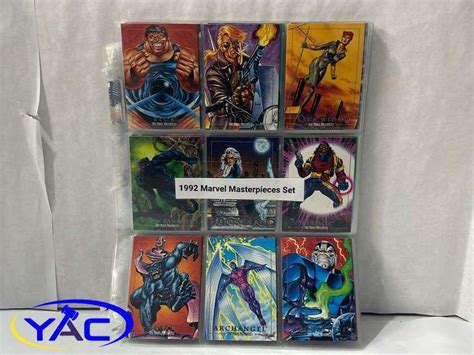 1992 Marvel Masterpieces Set Yac Auctions