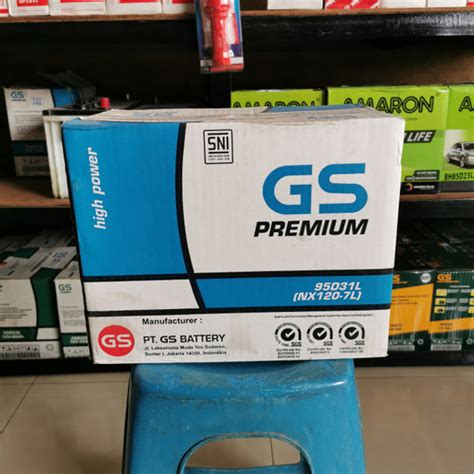 Jual AKI BATERAI BASAH GS ASTRA PREMIUM D L MOBIL FORTUNER NX L Kota Medan GENSET