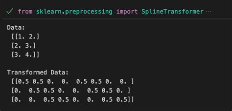 Scikit Learns Preprocessingsplinetransformer In Python With Examples