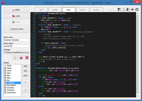 P8coder Pico 8 Programming Tool Thrill Project