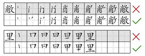 放字笔画家字笔画别字笔画文秘苑图库
