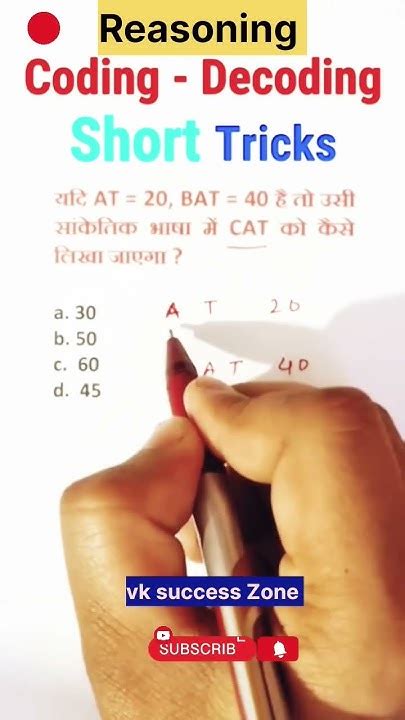 coding decoding reasoningtricks shortstricks viralshort tranding youtube
