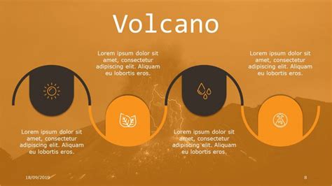 Volcano Powerpoint Template 57 Koleksi Gambar