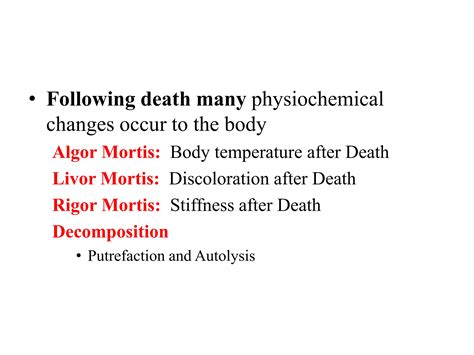Post Mortem Interval Pptx