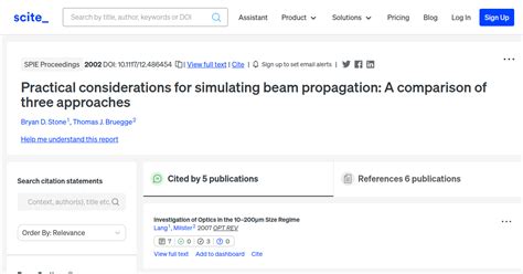 Practical Considerations For Simulating Beam Propagation A Comparison