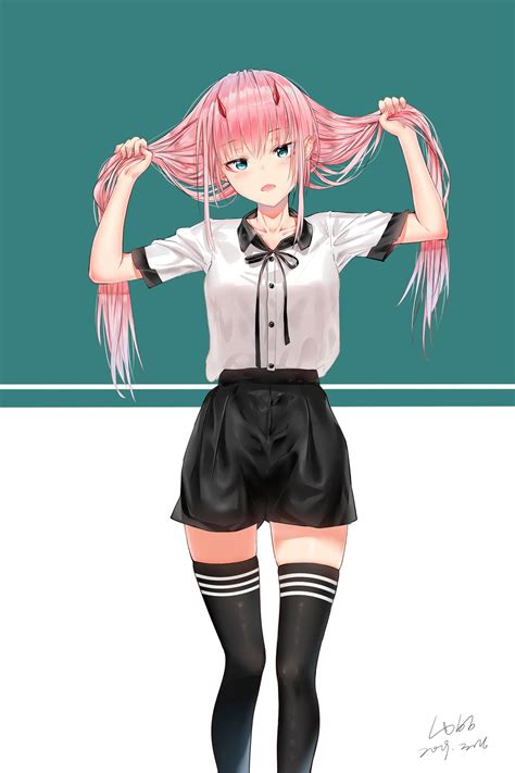 Babe Girl Zero Two Scrolller