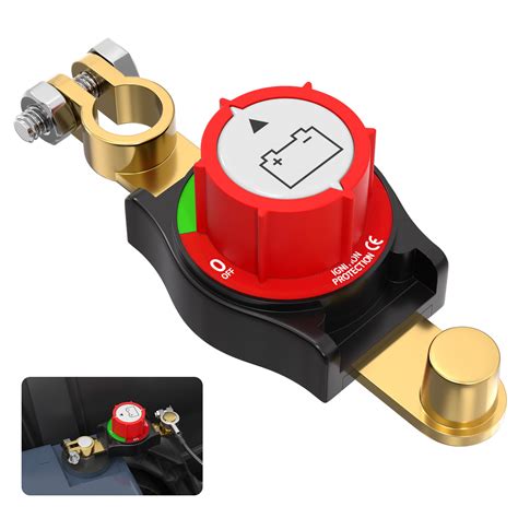 Joinfworld Top Post Battery Disconnect Switch 12v 48v Battery Kill
