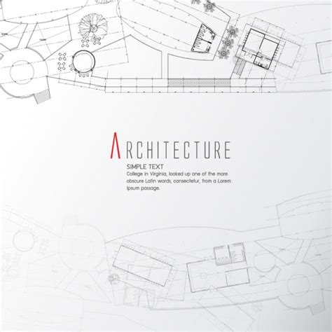 Free Vector Architecture Background Design