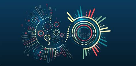 Business Analytics The Flow Of Information In The Form Of Waves And