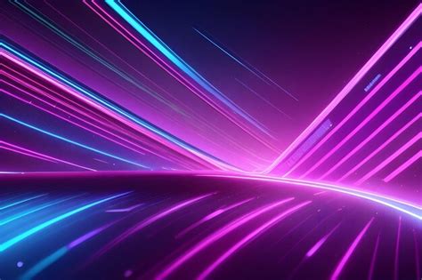 premium ai image abstract neon design