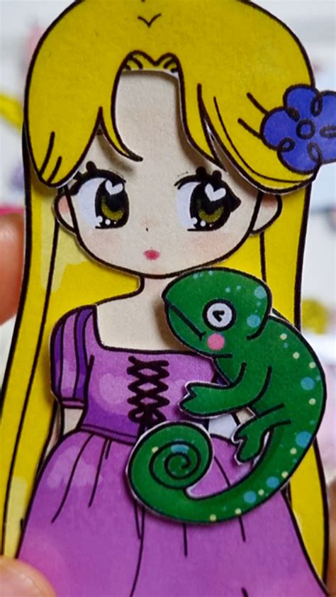 라푼젤 백설공주 무료도안 Free Printable 종이구관 네이버 블로그