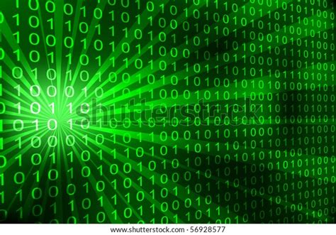 Abstract Binary Code 3d Vector Background Stock Vector Royalty Free