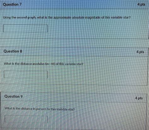 Solved There Are 3 Main Types Of Cepheid Variable Stars The
