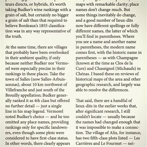 The Classification Of Beaujolais” Booklet Jon Bonné