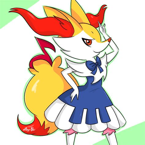 Braixen Piano Dress By Anggrc On Deviantart