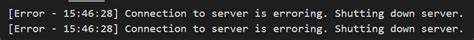 Language Server Connection To Server Is Erroring Shutting Down Server · Issue 3 · Jonasrock