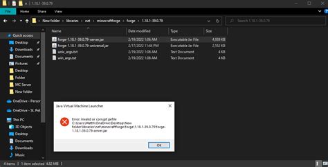 Forgejar File Missing Server Support And Administration Support Minecraft Forum