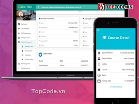 Code phần mềm quản lý trường lớp học sinh sinh viên viết bằng Laravel 5 x