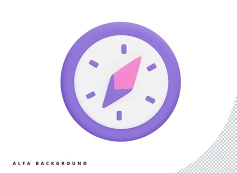 Compass 3d Vector Icon Illustration Graphic By Crop3dbusiness