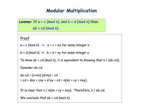 PPT Modular Arithmetic I PowerPoint Presentation Free Download ID