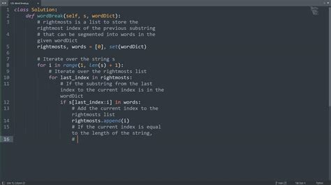 Leetcode 139 Word Break In Python Python Leetcode Python Coding