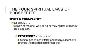 Spiritual Laws Book Review Pptx