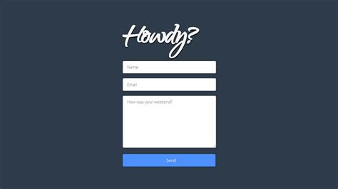 Best Free HTML CSS Forms For Website And Applications